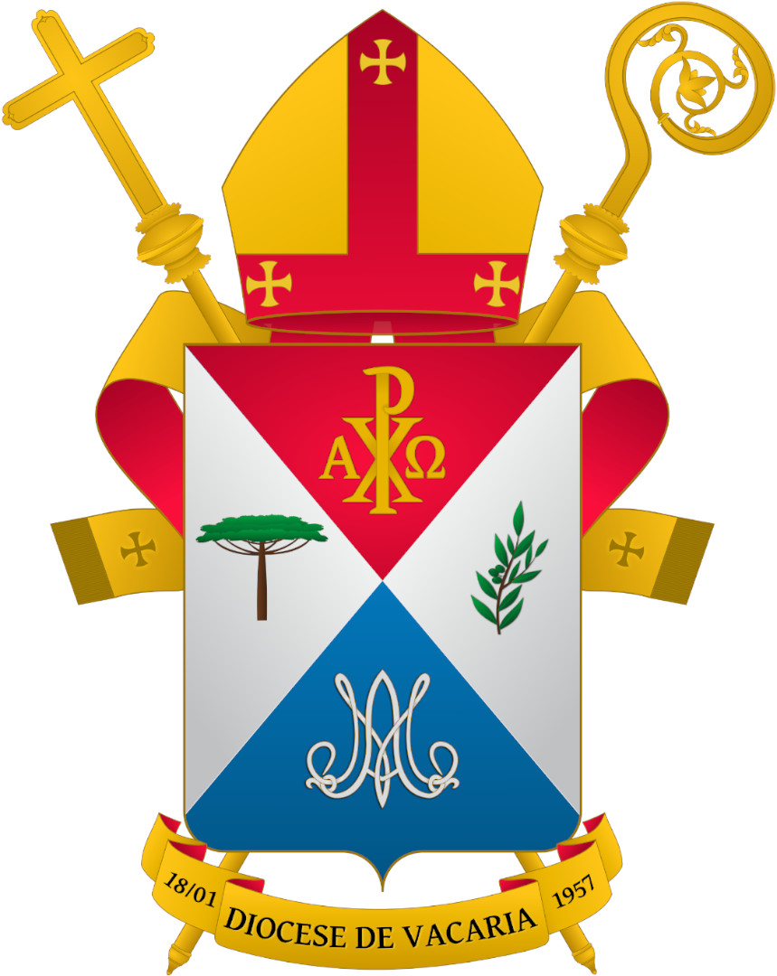 Brasão diocesano - Diocese de Vacaria Brasão diocesano - Diocese de Vacaria